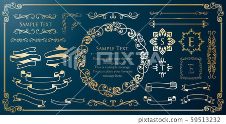 Luxury frame design - Stock Illustration [59513232] - PIXTA