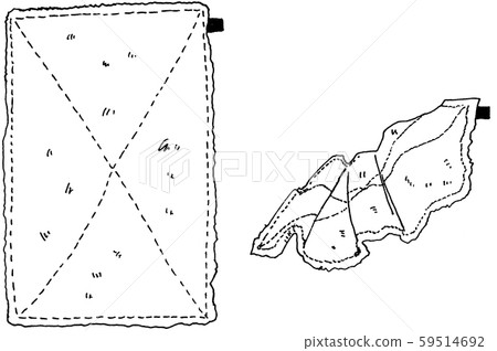Rag set [hand drawn] [analog illustration]... - Stock Illustration ...