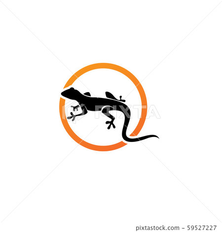 Lizard symbol icon vector - Stock Illustration [59527227] - PIXTA