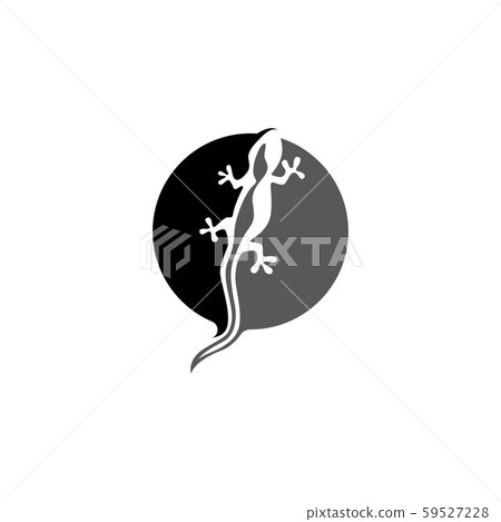 Lizard symbol icon vector - Stock Illustration [59527228] - PIXTA