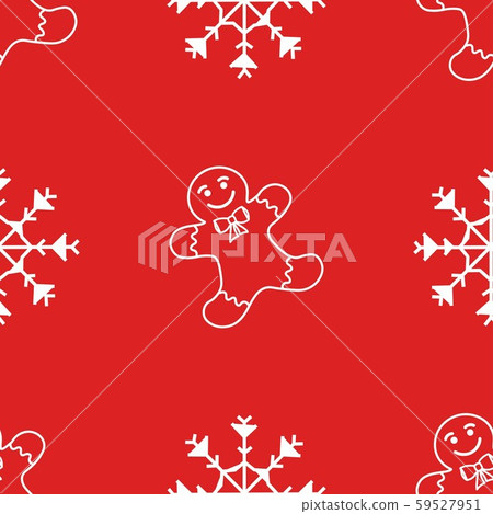 Christmas or New Year seamless pattern... - Stock Illustration ...