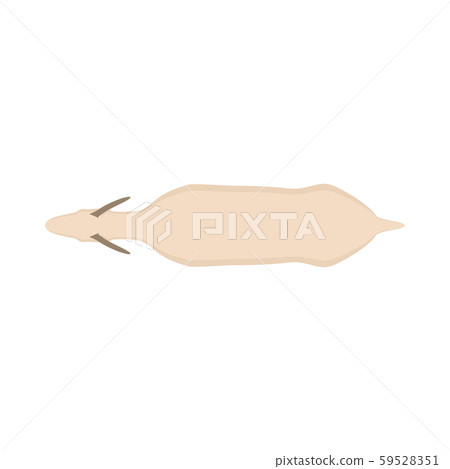 Goat top view agriculture wild farming animal - Stock Illustration ...