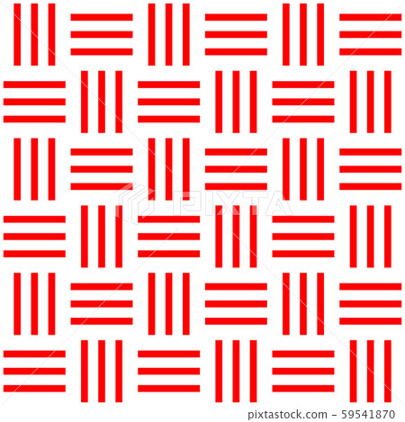 Seamless pattern, bar horizontal with red line - Stock Illustration ...