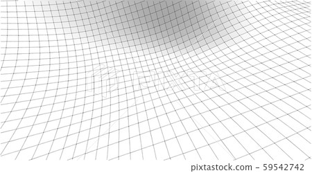 Abstract wireframe background. 3D grid - Stock Illustration [59542742 ...