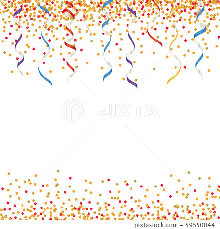 Colorful lame ribbon background - Stock Illustration [59550044] - PIXTA
