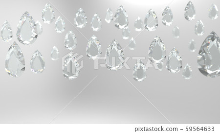 Teardrop Drop Cut Diamond Crystal Background... - Stock Illustration ...