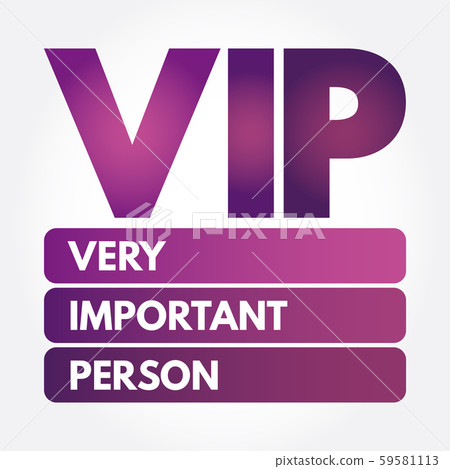 VIP - Very Important Person acronym - Stock Illustration [59581113] - PIXTA