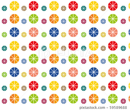 Dot pattern background round circle seamless - Stock Illustration ...
