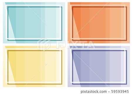 Four frame templates in different colors - Stock Illustration [59593945 ...
