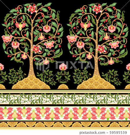 tree pat 2 - Stock Illustration [59595539] - PIXTA