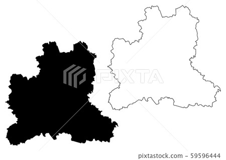 Lipetsk Oblast map vector.... - Stock Illustration [59596444] - PIXTA