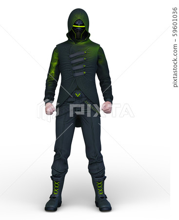 Masked man - Stock Illustration [59601036] - PIXTA