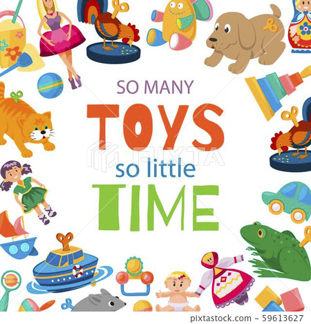 Toys for baby to play vector illustration.... - Stock Illustration ...
