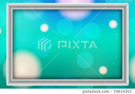 Frame template design with green light-插圖素材 [59614301] - PIXTA圖庫