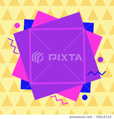 Asymmetrical unequal shaped form format of - Stock Illustration ...