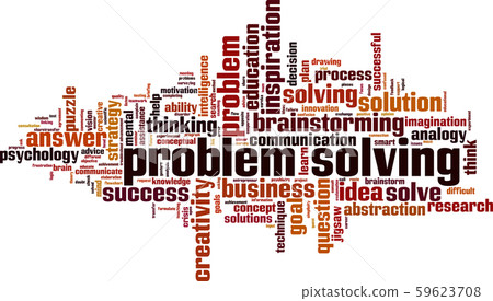 Problem solving word cloud - Stock Illustration [59623708] - PIXTA