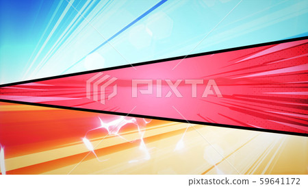 Comic Book Action Layout Background With Power Fx - Stock Illustration ...