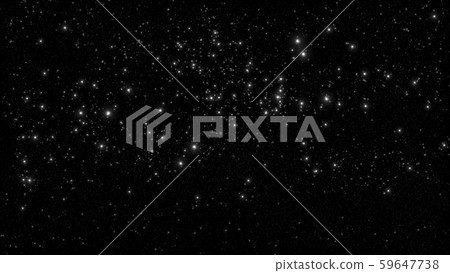 Black and white simple starry sky background... - Stock Illustration ...