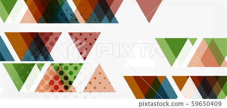 Vector triangle geometric abstract composition... - Stock Illustration ...
