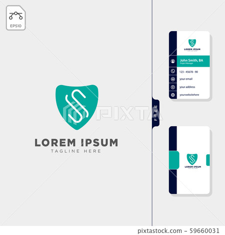 minimal s logo template vector illustration free - Stock Illustration ...