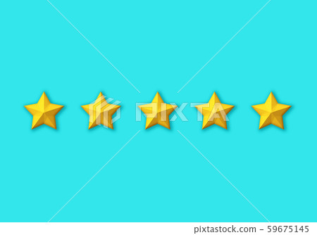 Three-dimensional star mark used for... - Stock Illustration [59675145 ...