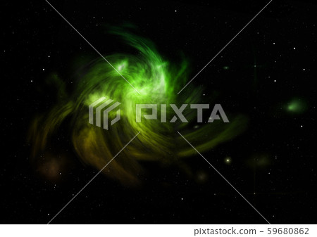 Small part of an infinite star field. 3D rendering - Stock Illustration ...