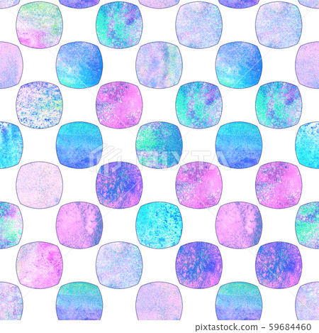 Seamless grunge watercolor geometric pattern - Stock Illustration ...