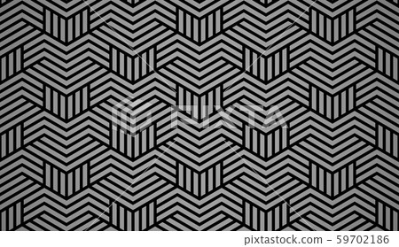Abstract geometric pattern with stripes, lines. - Stock Illustration ...