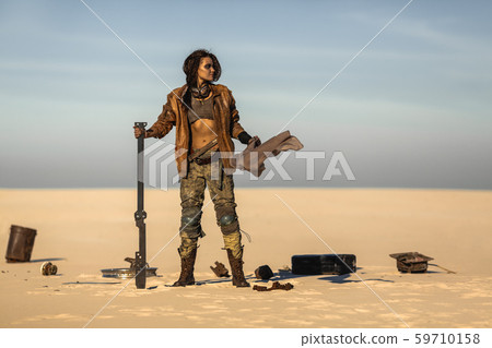 Post Apocalyptic Desert Wasteland