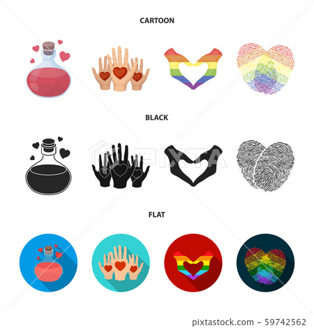 Vector illustration of abstract and shape icon.... - Stock Illustration ...
