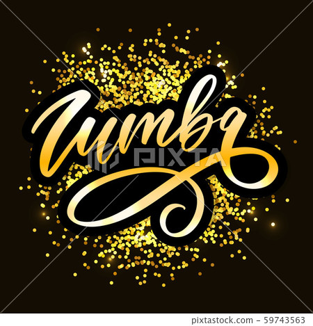 Zumba letter lettering calligraphy dance vector - Stock Illustration ...