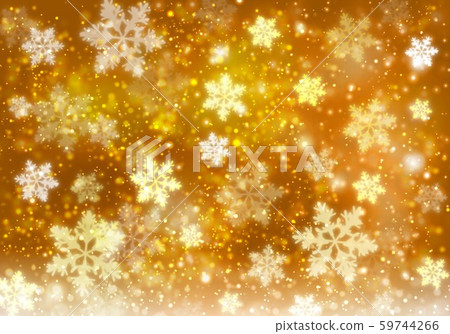 Golden snow pattern image - Stock Illustration [59744266] - PIXTA