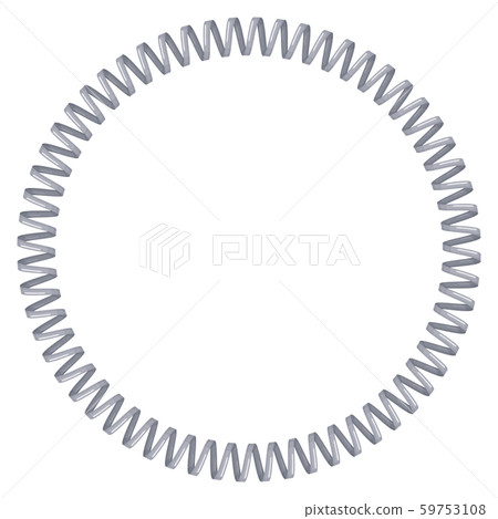 Spring round frame illustration - Stock Illustration [59753108] - PIXTA