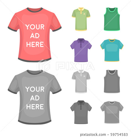 Vector illustration of clothes and wear symbol.... - Stock Illustration ...