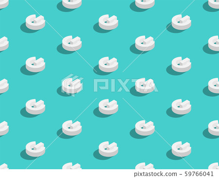 Power sign 3d isometric seamless pattern,... - Stock Illustration ...