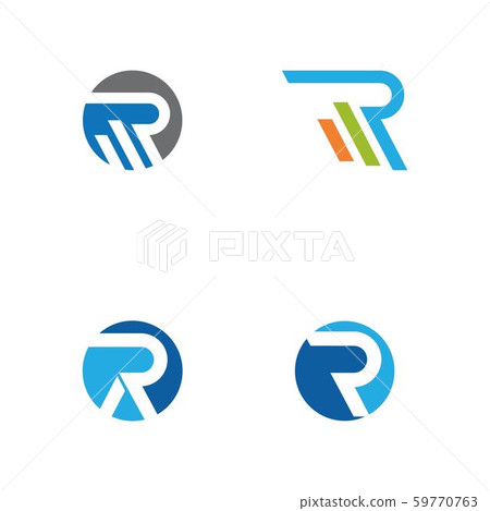 R icon Vector Illustration design Logo - Stock Illustration [59770763 ...