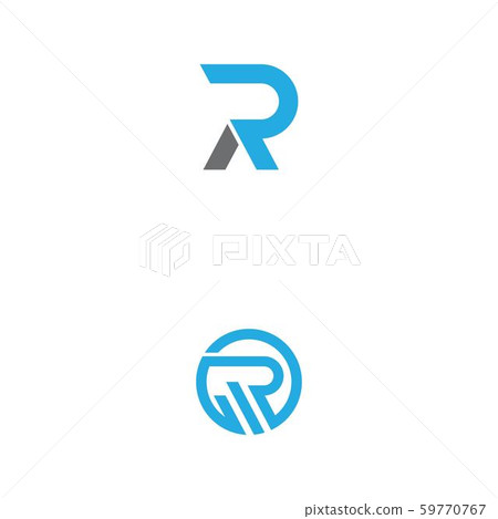 R icon Vector Illustration design Logo - Stock Illustration [59770767 ...