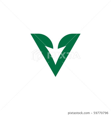 V icon Vector Illustration design Logo-插圖素材 [59770796] - PIXTA圖庫