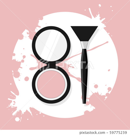 Rouge flat illustration. Modern vector card... - Stock Illustration ...