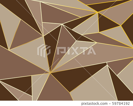 Abstract brown polygon artistic geometric - Stock Illustration ...