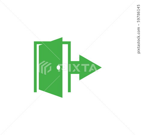 Door graphic design template vector isolated - Stock Illustration ...