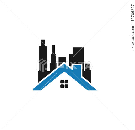 Real estate graphic design template vector - Stock Illustration ...