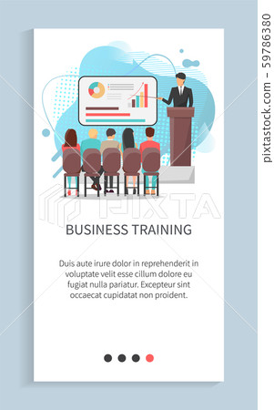 Business Training, People Discussion Report Vector - Stock Illustration ...