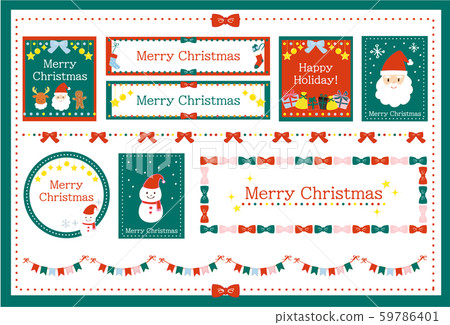 Christmas frame message card - Stock Illustration [59786401] - PIXTA