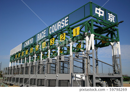 Horse racing starting gate - Stock Photo [59798269] - PIXTA