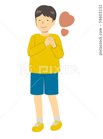 Mellow boy - Stock Illustration [59803232] - PIXTA