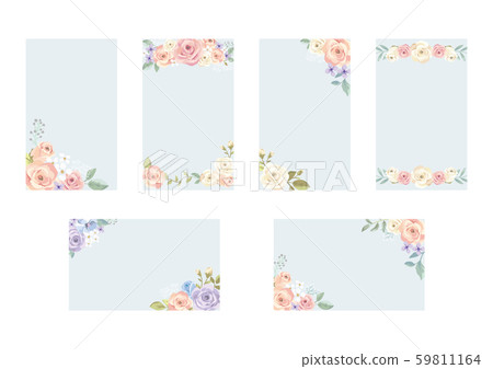 Rose card design - Stock Illustration [59811164] - PIXTA