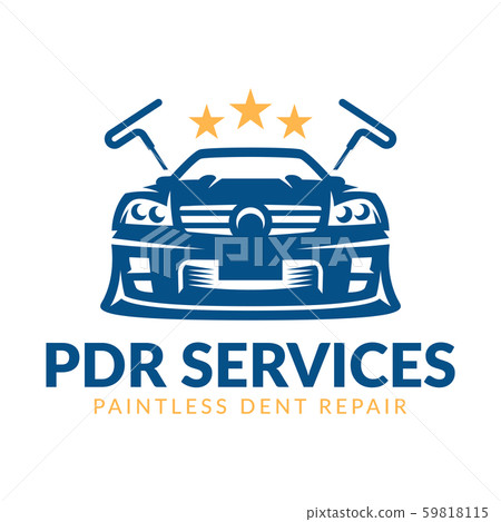 Paintless Dent Repair logo, PDR service logo, - Stock Illustration ...