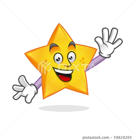 Vector Star character design or Star mascot, - Stock Illustration ...