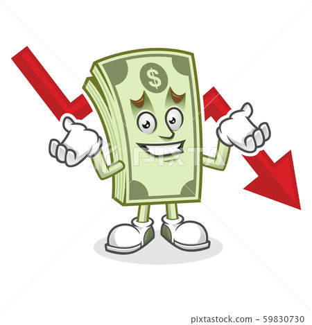 Vector money character design or money mascot,-插圖素材 [59830730] - PIXTA圖庫